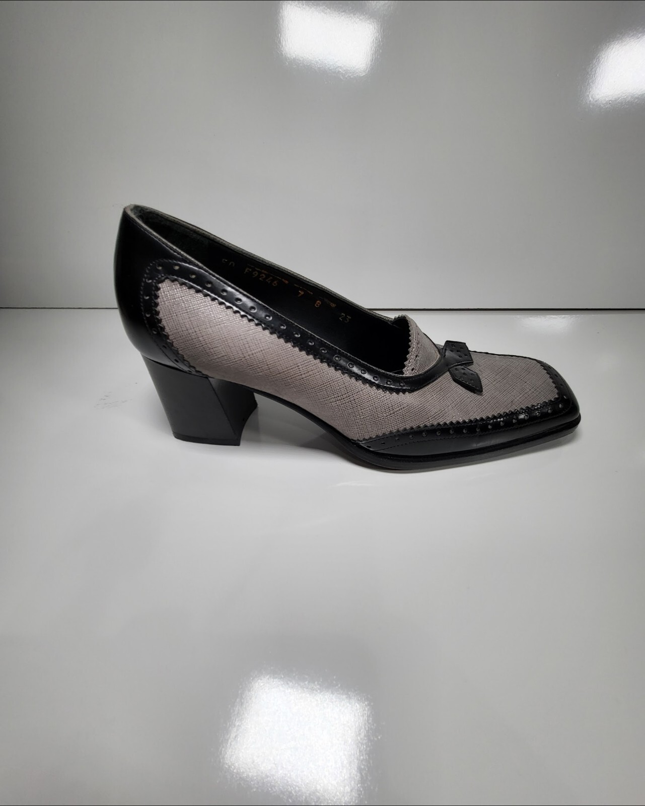 Cole Hahn Studio Women’s Slip On Loafer Pump Italy F9256 Heel Size 7B ...