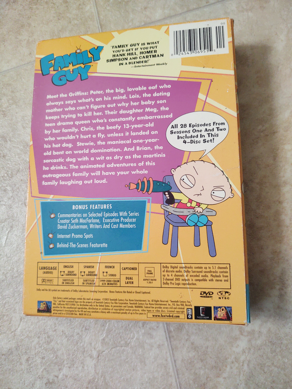 Family Guy DVD Box Sets: Volume 1-4 | eBay