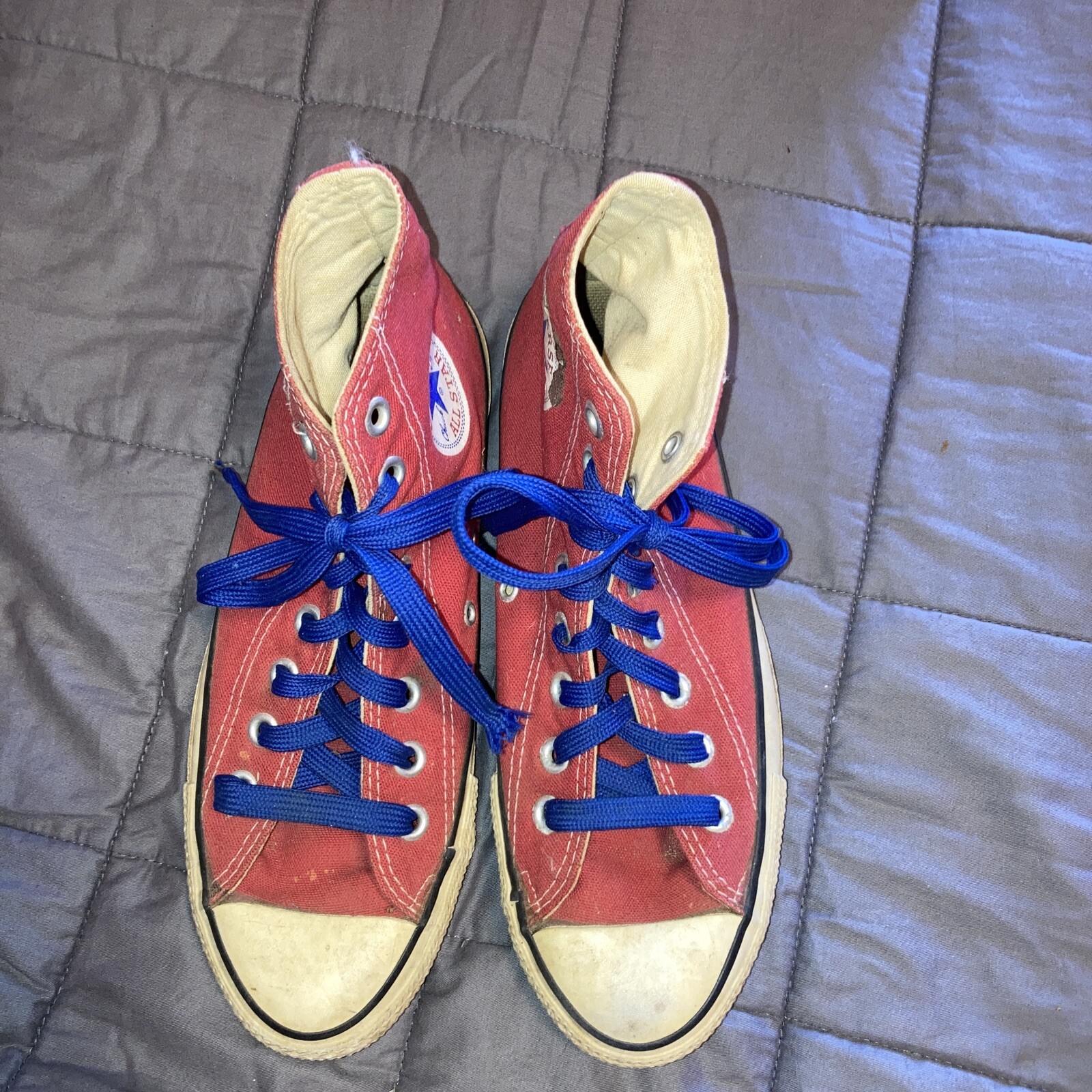 Vintage Converse Chuck Taylor All Star Hi Red Men Siz… - Gem