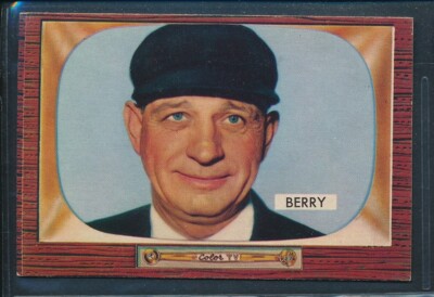 1955 Bowman Set-Break #281: CHARLES BERRY High # Umpire, AL ~ EX-MT | eBay