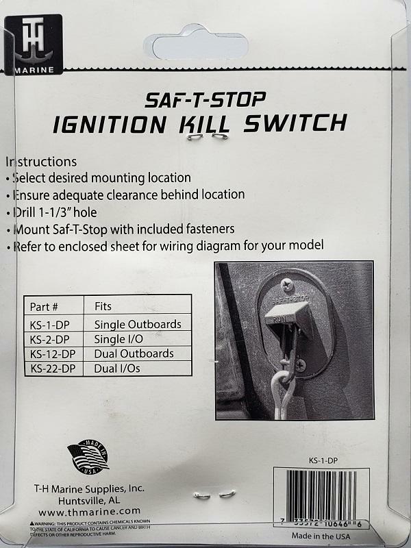 T-H Marine Saf-T-Stop Ignition Kill Switch | eBay
