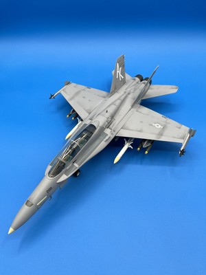 BUILT 1/48 TESTORS F-18 HORNET TWIN SEATER VFA-132 PRIVATEERS | eBay