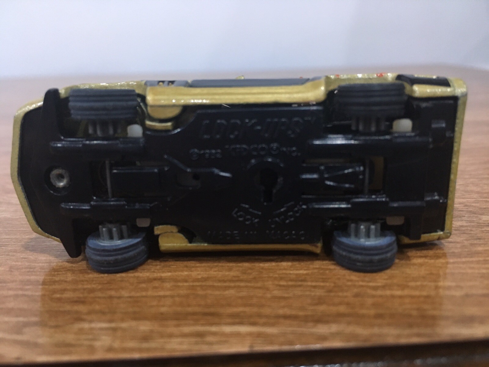 Vintage 1982 Kidco Lock-Ups Chevrolet Corvette GOLD With KEY And CARD ...