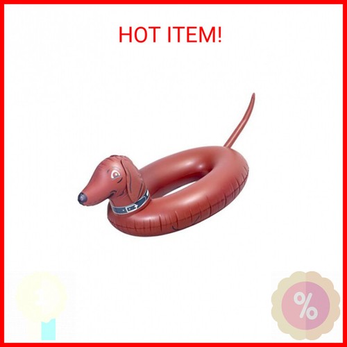 GoFloats Wiener Dog Party Tube Inflatable Raft, Float in Style (for ...