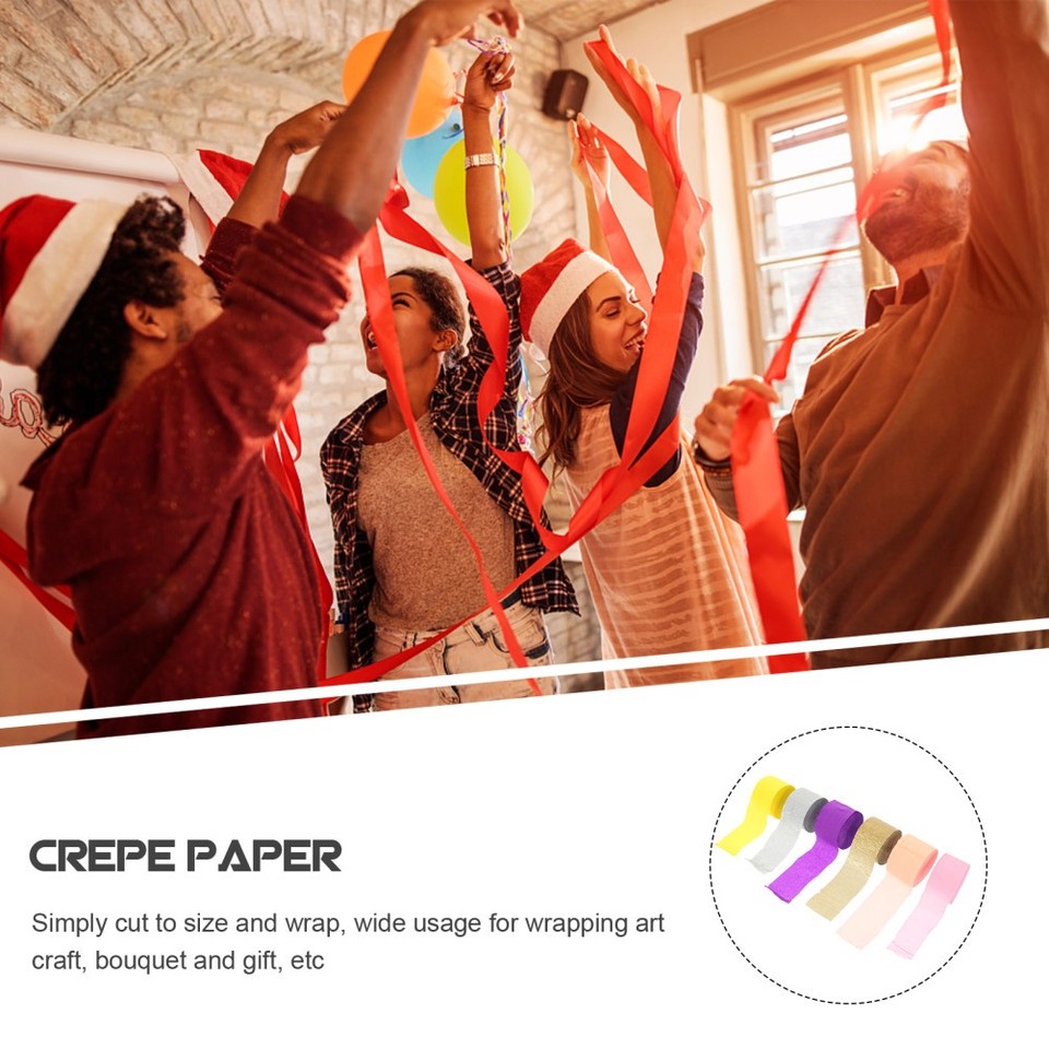 18 Rolls Party Decorative Crepe Papers Party Decorative Crepe Paper ...
