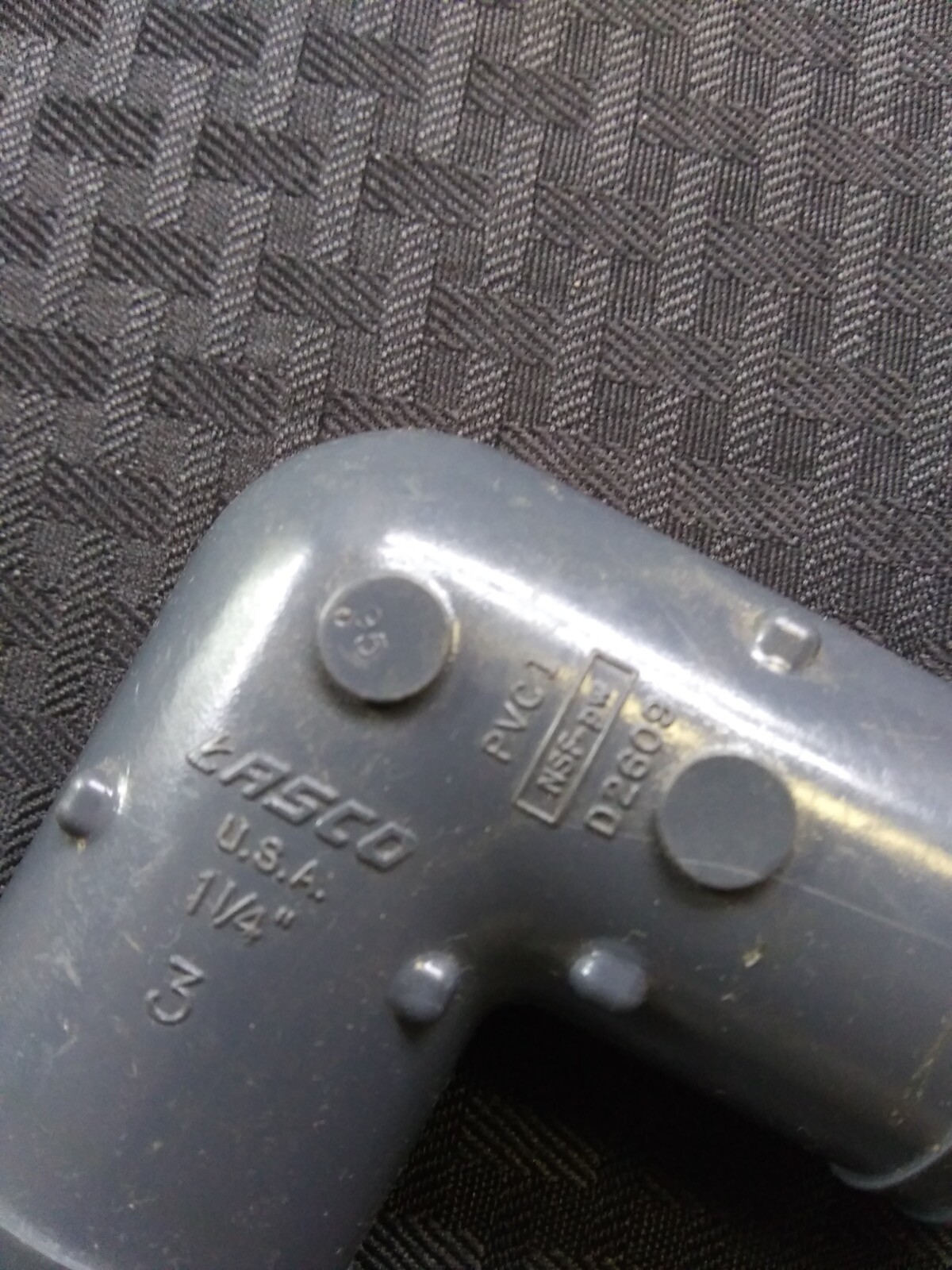 LASCO 1 1/4" PVC I Threaded 90° Male Elbow Insert Fitting D2609 1406012 ...