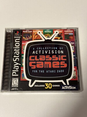 Activision Classic Games (Sony PlayStation 1, 1998) PS1 Black Label CIB ...
