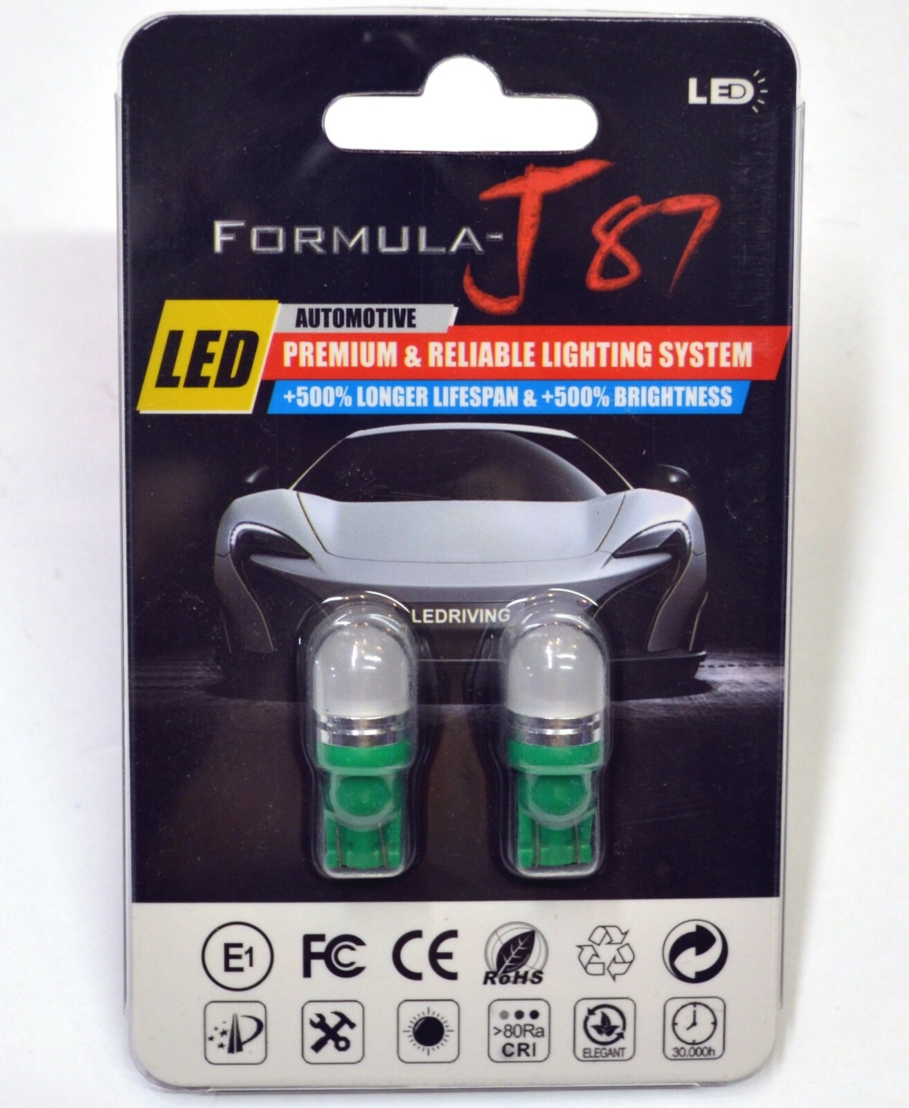 LED 5050 Light Green 194 Two Bulbs License Plate Tag Upgrade EO SMD JDM ...