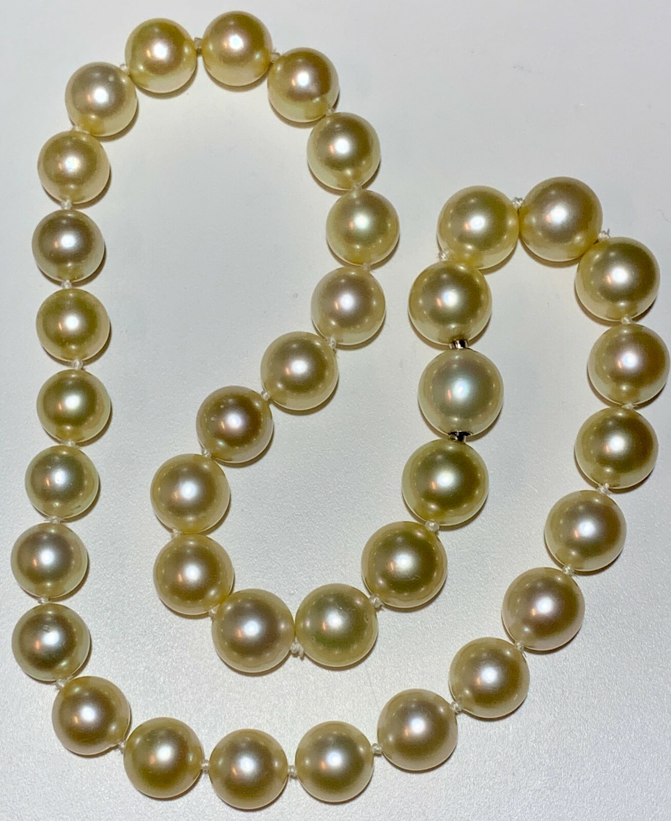 Tri Gem/Lithos Yellow Australian Pearl Interchangeable Vario Necklace ...