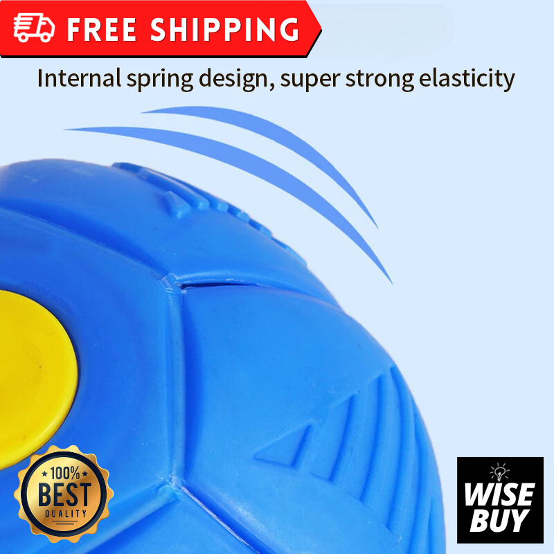 Flying Saucer Ball Interactive Outdoor Sports Training Games Dog Throw ...