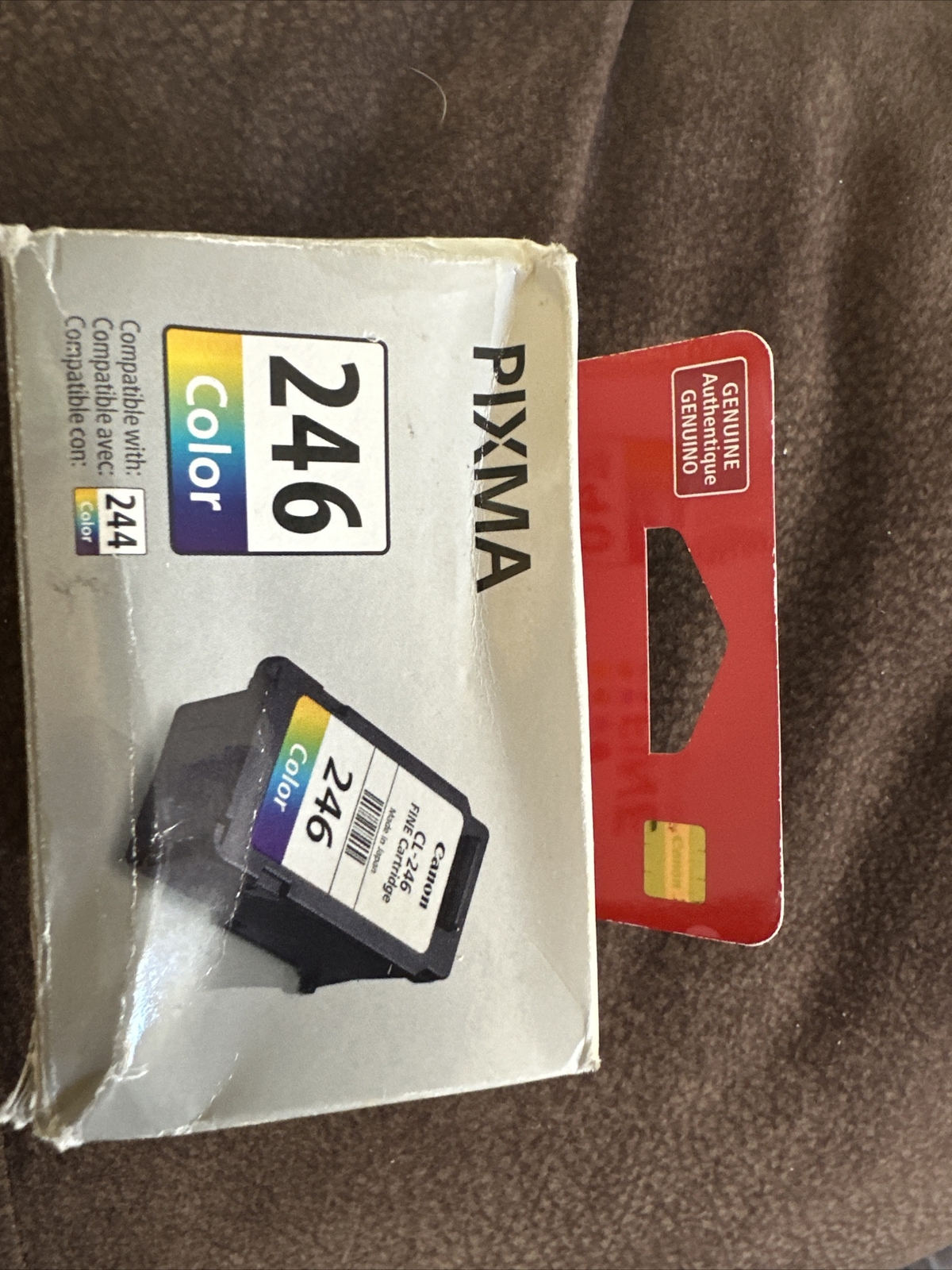 Canon CL-246 Color Ink Cartridge box lil damage 932177570003| eBay