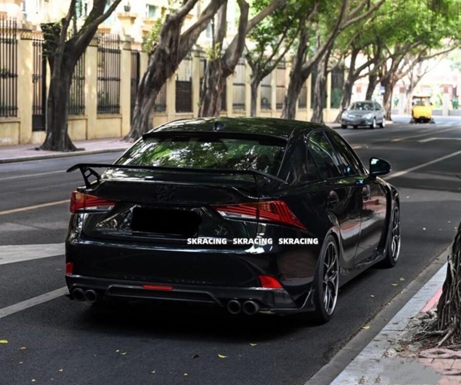 Real Carbon Fiber Rear Trunk Spoiler Wing For 2017-2020 LEXUS IS200t ...
