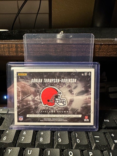 2023 Panini Absolute Dorian Thompson-Robinson Rookie Force RC Patch ...