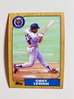 1987 TOPPS #739 CHET LEMON NM-MT MLB BASEBALL CARD | eBay