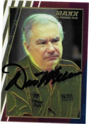 Don Miller NASCAR Autographed / Signed Card 1994 Maxx Premier Card | eBay