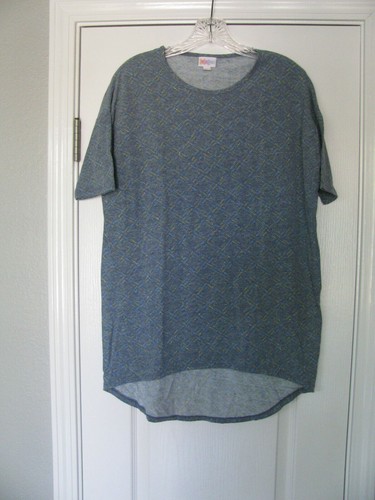 LuLaRoe Geometric Print High Low Short Sleeve Top Size XXS | eBay