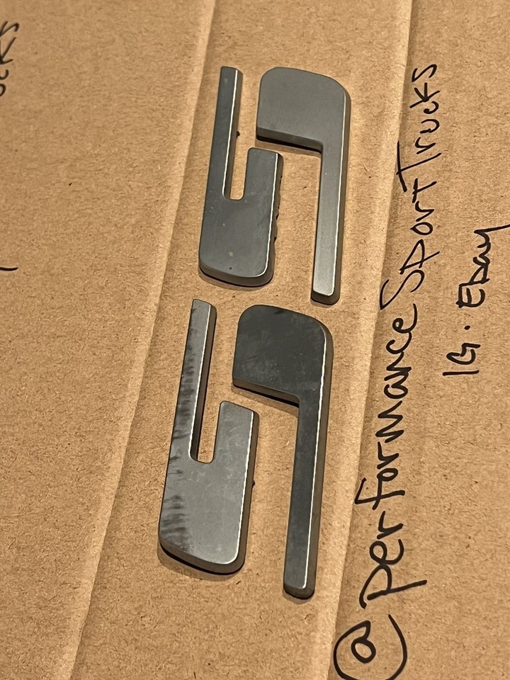 OEM Silverado SS Door Emblems Cladding Clad Chevrolet OE Regency RST ...