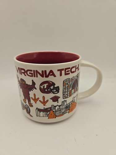 Starbucks Virginia Tech Been There Series Collector Cup Mug 14Oz ...