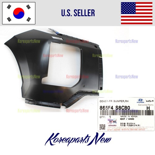 FRONT Bumper Cover Right PASSENG 865F4S8CB0 ⭐OEM⭐ Hyundai Palisade 2023 ...