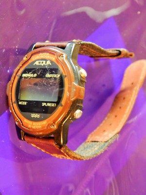 ACQUA #H1 Unisex Watch water resistant 30M, indiglo, timer, chronograph ...