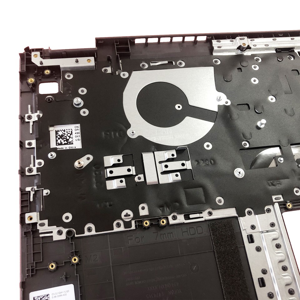 For Dell Latitude 3510 LCD Back Cover/Palmrest /Non-Backlit Keyboard ...