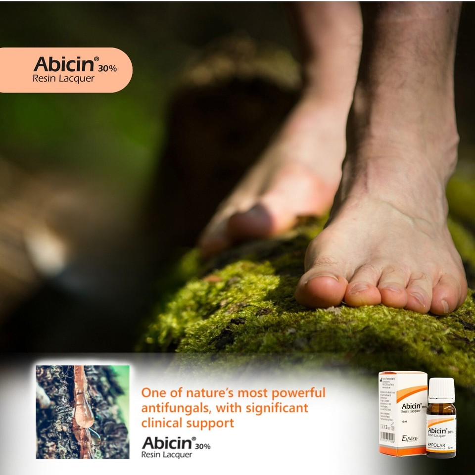 Abicin Resin Lacquer 30% | Fungal Nail Treatment Natural | Antifungal ...