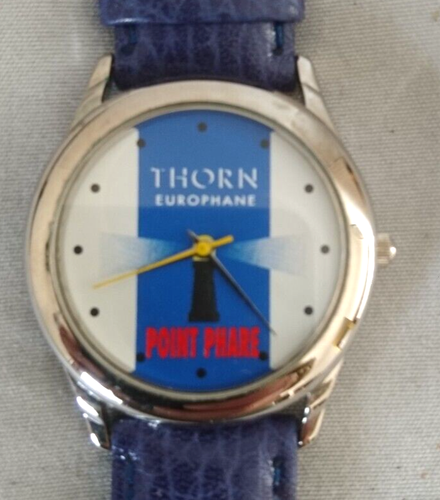 VINTAGE MONTRE PUBLICITAIRE HOMME POUR COLLECTION THORN EUROPHANE POINT ...