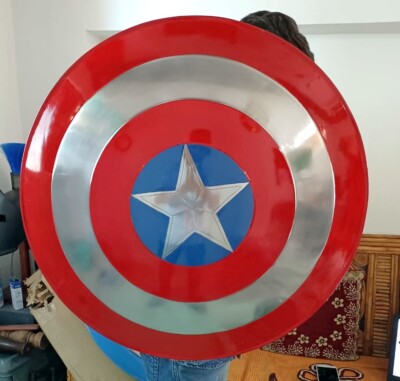 Captain America Round Shape Red Color Shield Avenger 22 Inches Shield ...