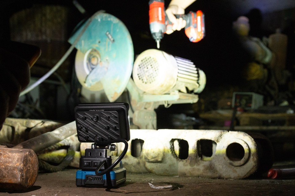 LED Work Light For Hercules 20V Lithium Battery Outdoor Lamp w/USB Fast ...