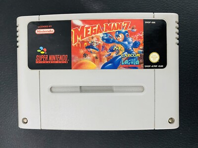 Mega Man 7 SNES Super Nintendo PAL Megaman Original Genuine Ultra RARE ...