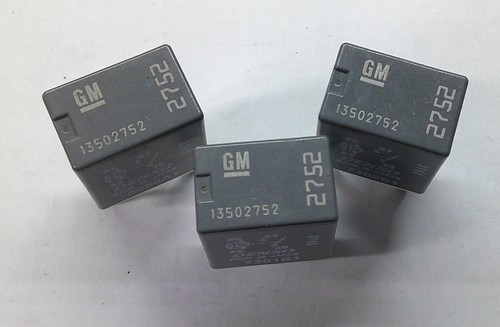 USA SELLER 3PC GM DENSO RELAY LOT 13502752 TESTED 1 YEAR WARRANTY FREE ...