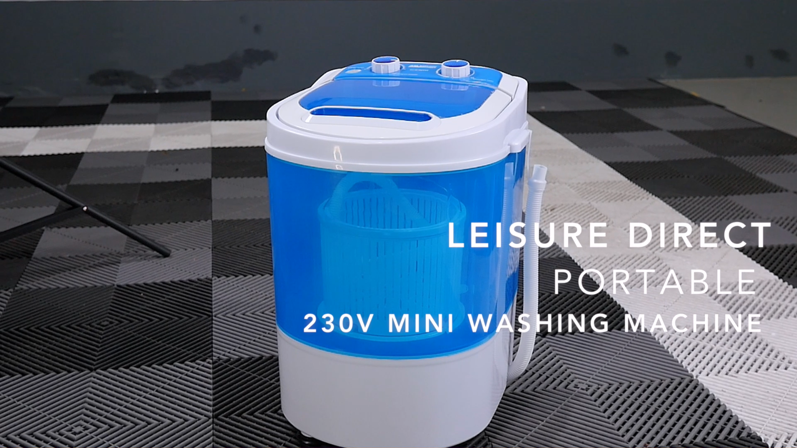 PORTABLE 230V MINI WASHING MACHINE IDEAL FOR CARAVAN MOTORHOMES SPIN ...