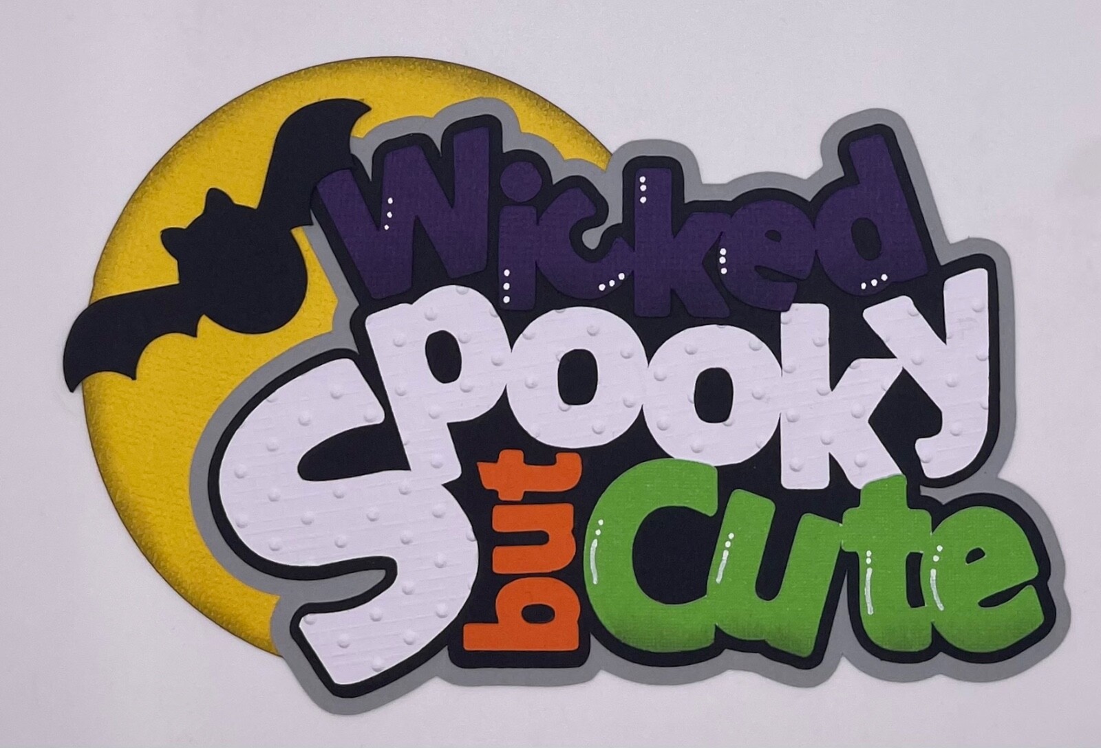 Halloween - Wicked Spooky - Paper Piecing Scrapbook Embellishment Die ...