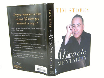 The Miracle Mentality bY TIM STOREY 2021 HC VG 1ST 'FLAT SIGNED ...