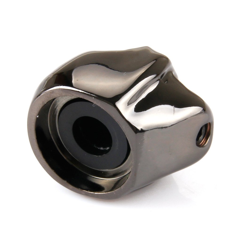 6pcs Electric Guitar Volume Tone Control Knobs Black Skull Head Skull ...