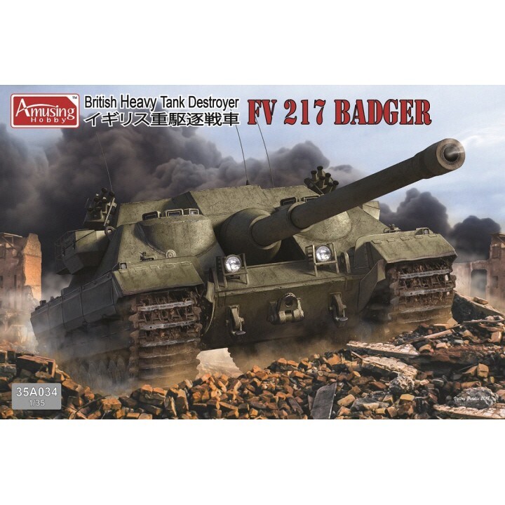 Amusing Hobby #35A034 1/35 FV217 BADGER British Tank Destroyer | eBay