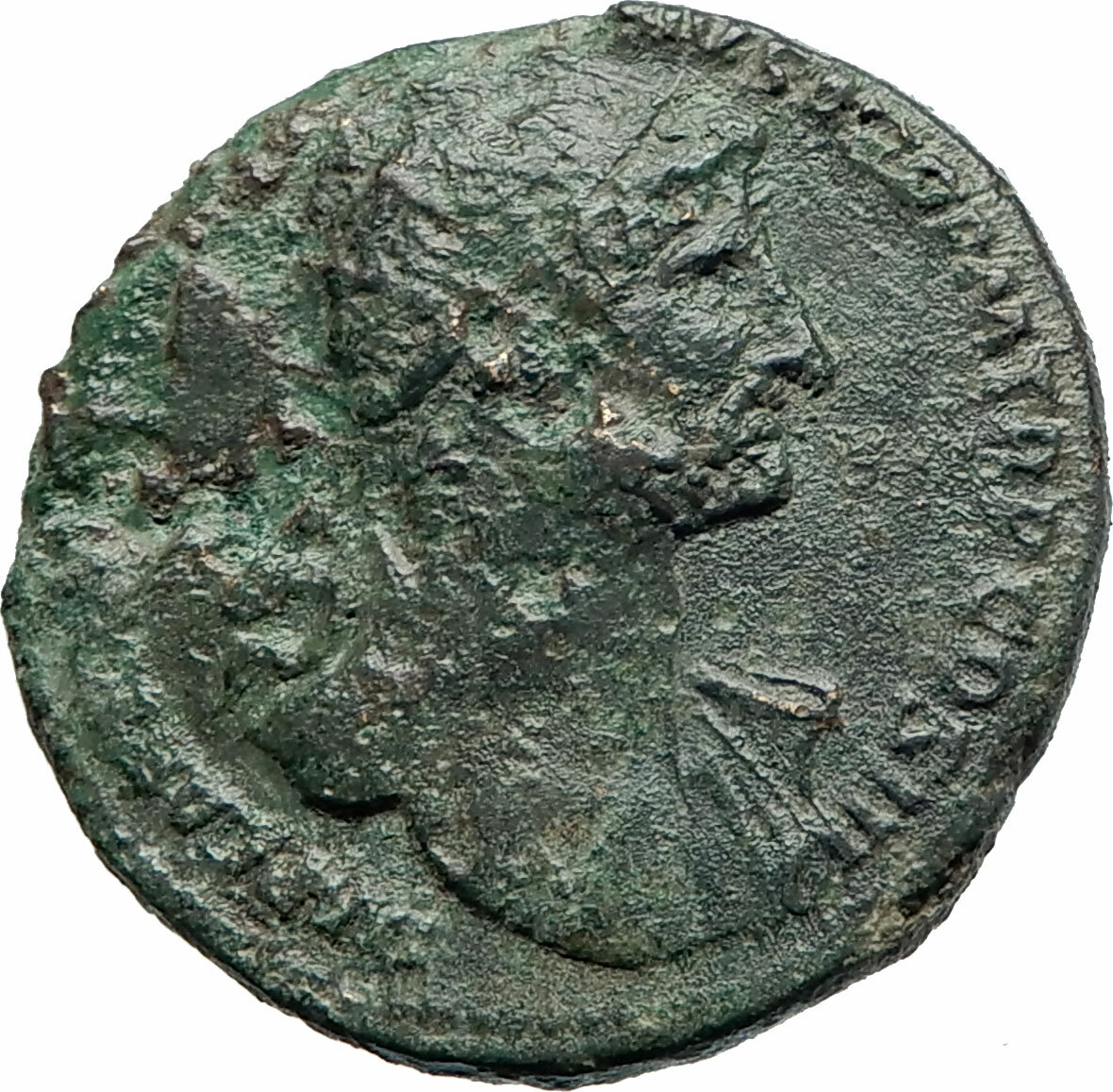 HADRIAN 119AD Big Authentic Genuine Ancient Roman Coin SALUS Health ...