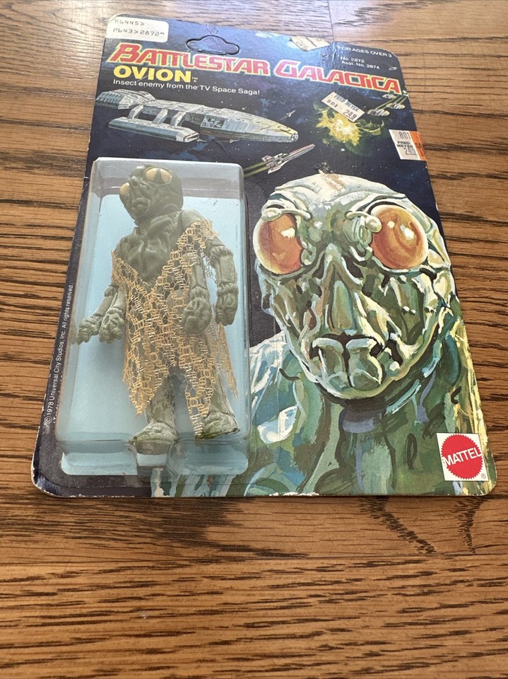 Battlestar Galactica OVION Action Figure Mattel 1978 Very HTF Unpunched ...