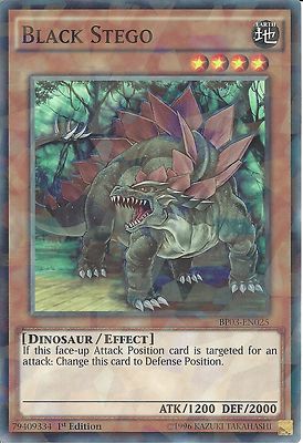 YU-GI-OH: BLACK STEGO - SHATTERFOIL RARE - BP03-EN025 - 1st EDITION ...