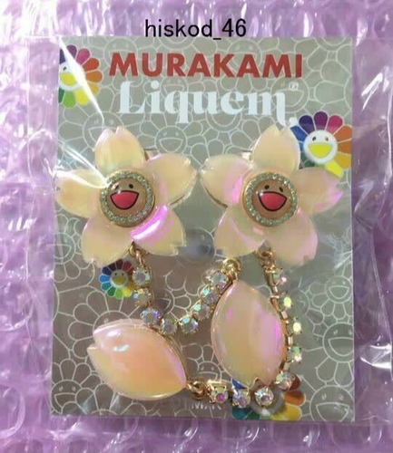 Takashi Murakami x Liquem piercing Earrings Sakura Accessory Flower Kaikai Kiki | eBay