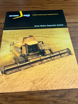 Caterpillar CAT 500 Series Lexion Combine Brochure FCCA | eBay