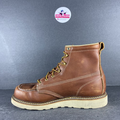 Thorogood 814-4200 Leather Moc Toe Work Boots Men’s - Sz 10.5 D | eBay
