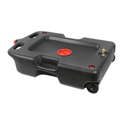 Heavy Duty 58L OIL DRAIN PAN WITH WHEELS | eBay UK