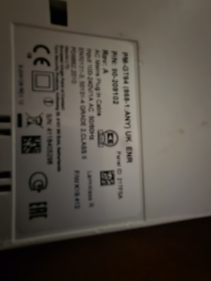 Visonic Powermaster GT64 Wireless Alarm Panel, Fob And Bell Box, Used ...