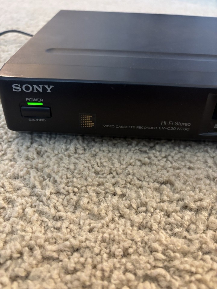 SONY EV-C20 Analog Video8 8mm Video HiFi Stereo Player Recorder VCR ...