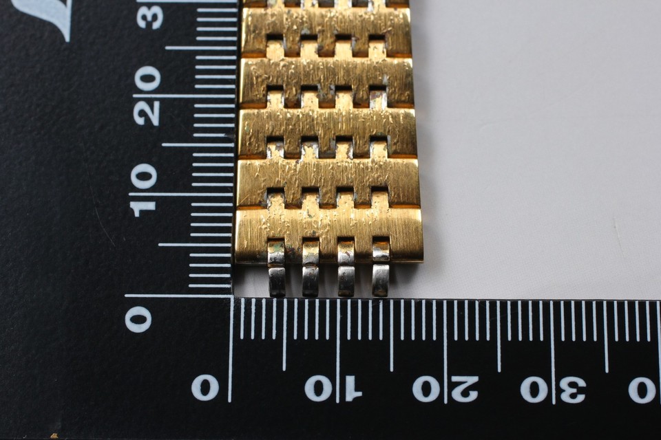 Vintage [Exc+5] Genuine OMEGA 1193 18mm FF725 Gold Bracelet for ...