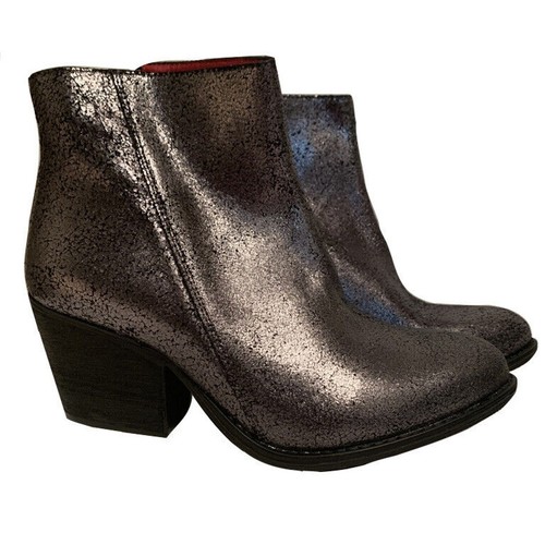Alcalas RIchard Pewter Silver Women's Boot 7.5 / 38 | eBay