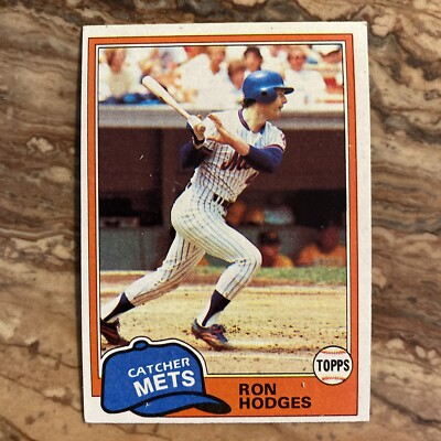 1981 TOPPS # 537 RON HODGES - New York Mets - NM/MT | eBay