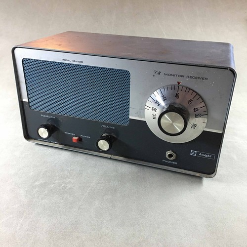 VTG Knight Allied KG-220 FM Monitor Receiver Tube Radio POWERS ON | eBay