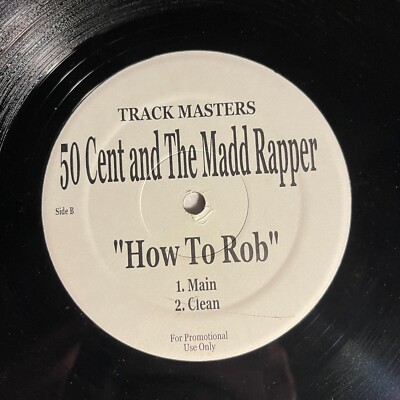 50 Cent Featuring The Madd Rapper – How To Rob 12" Vinyl 1999 Columbia ...